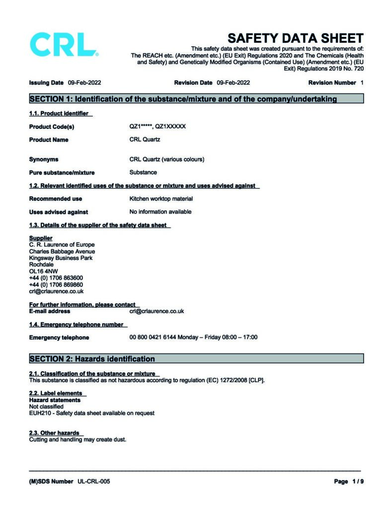 Professional Documents Archive | CRL Stone